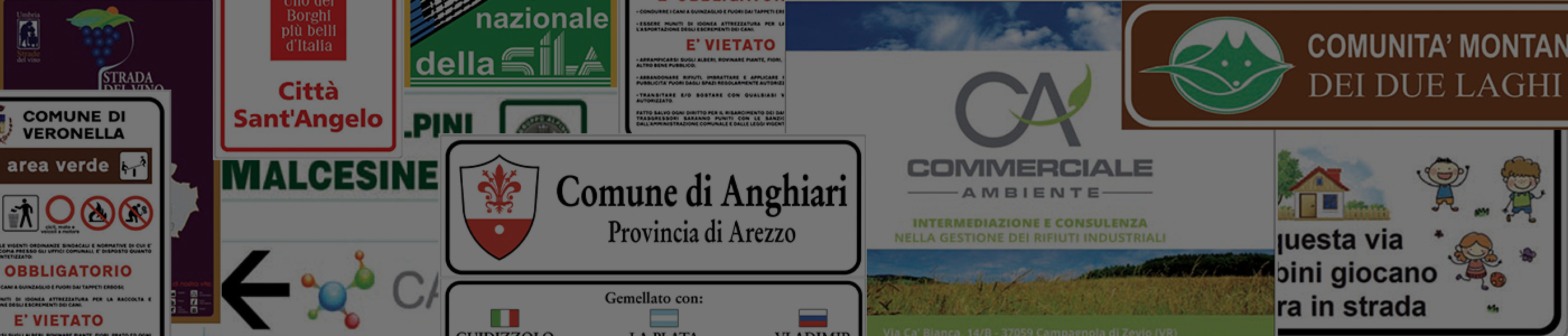 Cartelli personalizzati