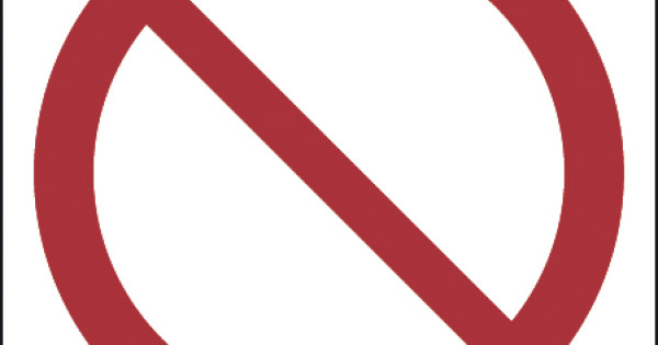 (divieto generico - general prohibition sign)