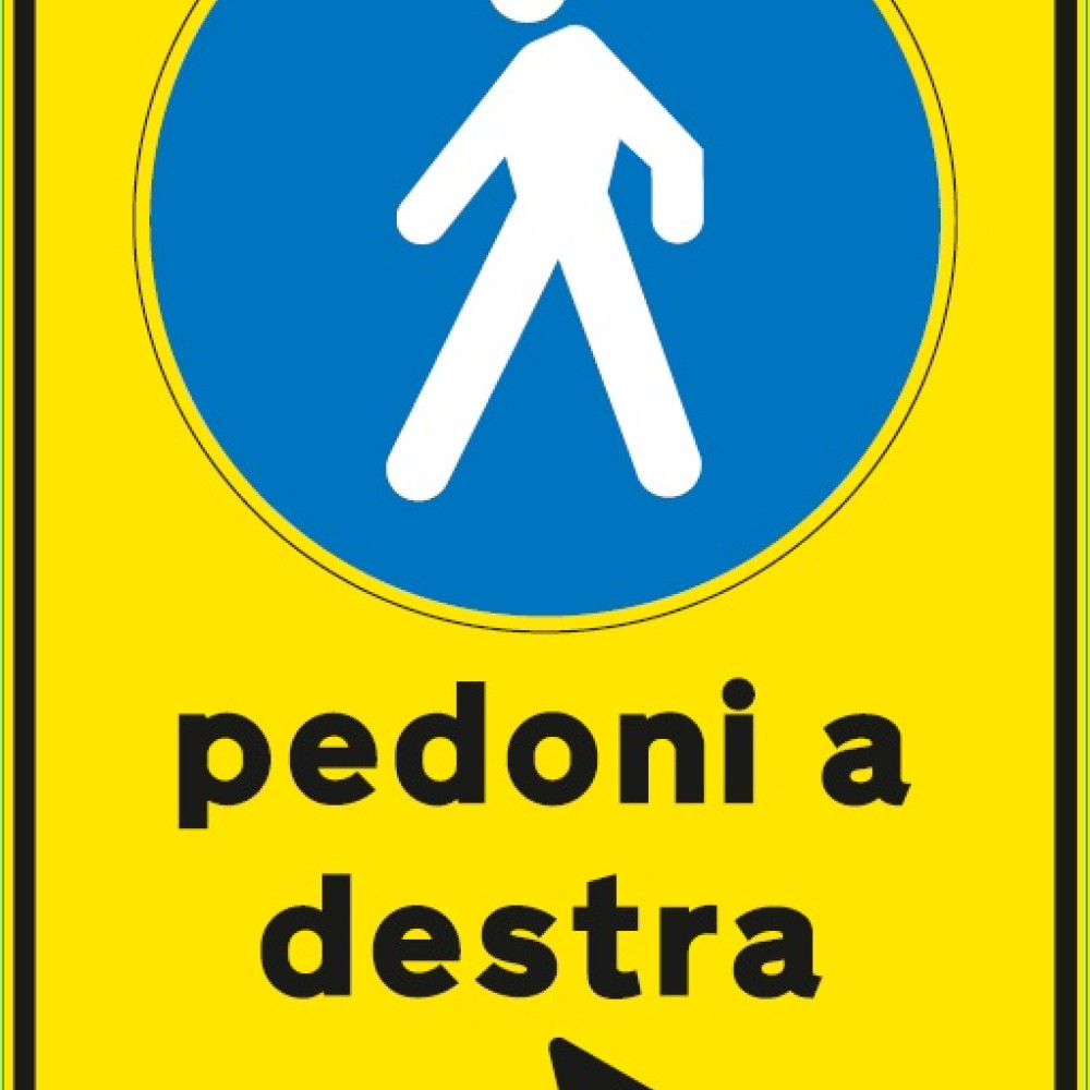 Pedoni a destra